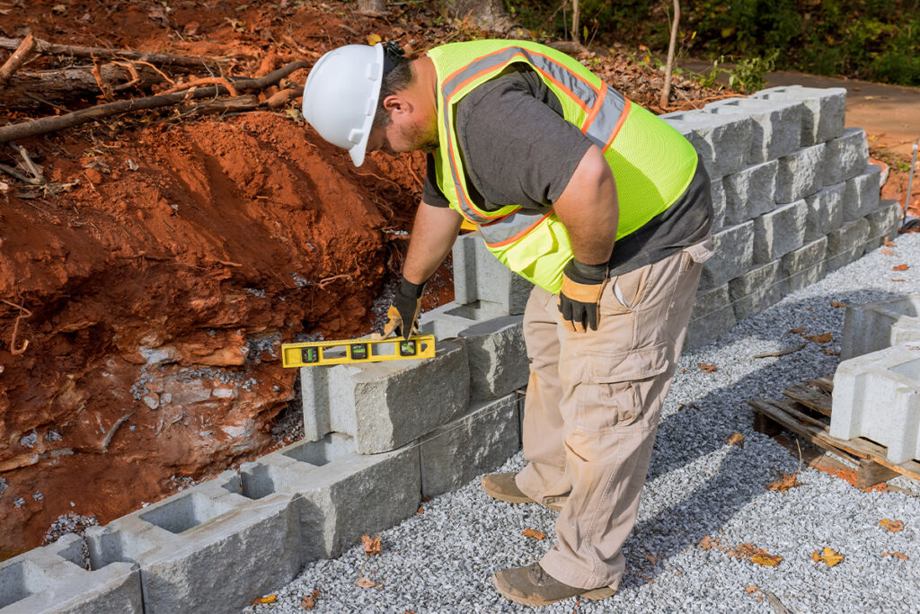 What is the basic rule of retaining wall design? - Landscape Experts
